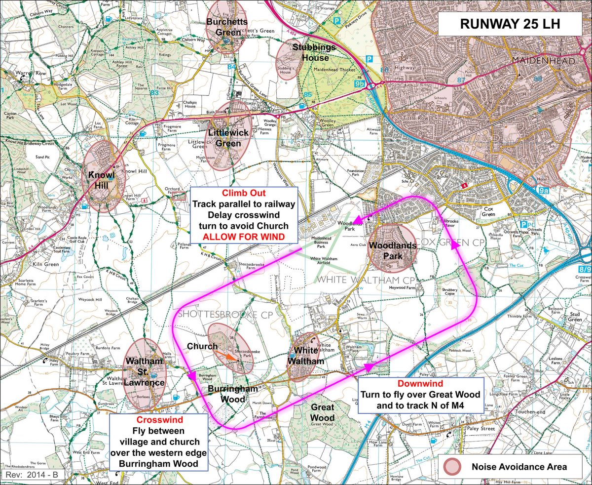 Runway 25/07 and Runway 25L/07R - West London Aero Club