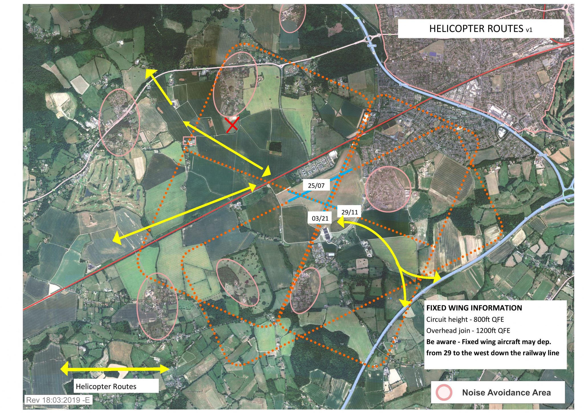 Helicopter Routes - West London Aero Club